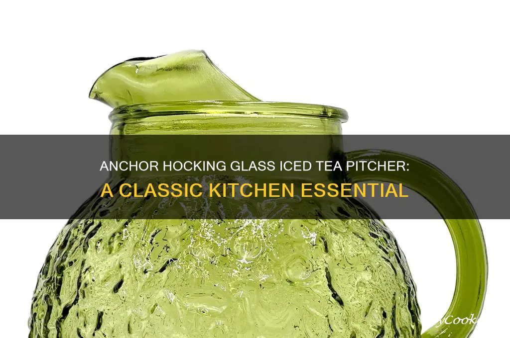 Anchor Hocking Glass Iced Tea Pitcher: A Classic Kitchen Essential ...