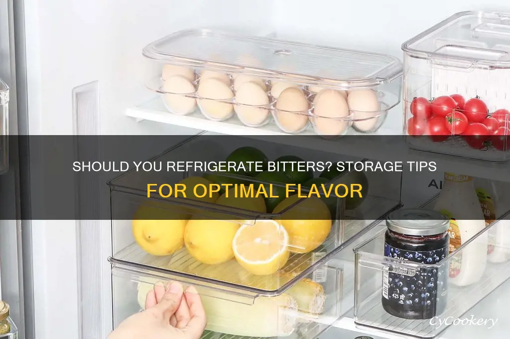 Should You Refrigerate Bitters? Storage Tips For Optimal Flavor | CyCookery