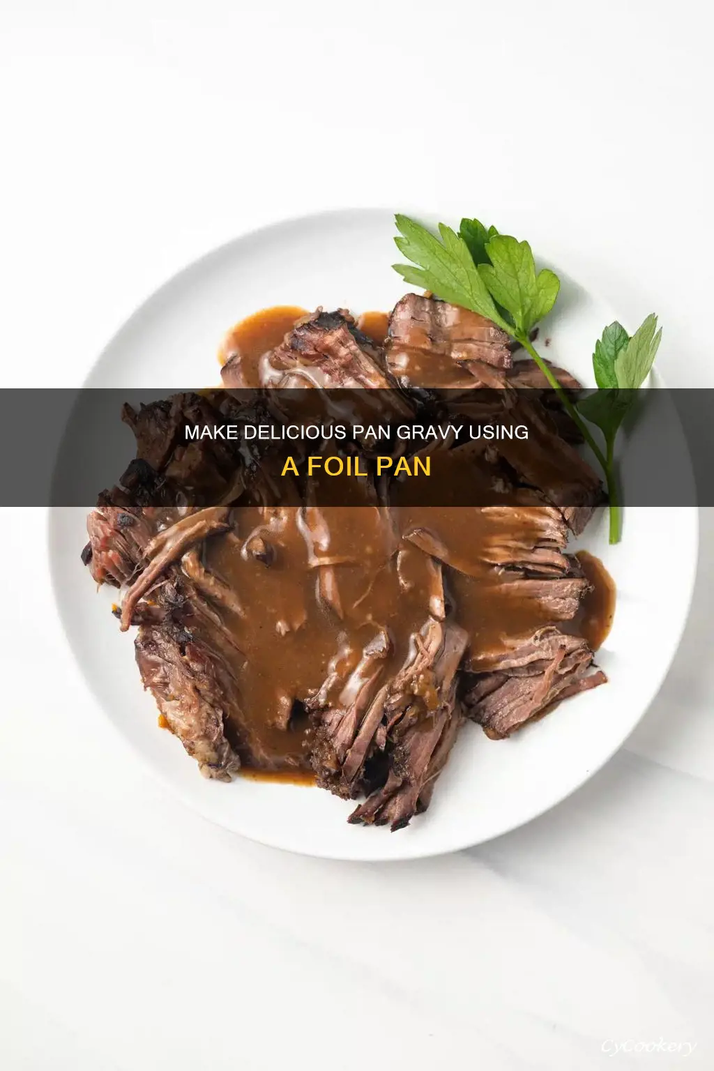 Make Delicious Pan Gravy Using A Foil Pan | CyCookery