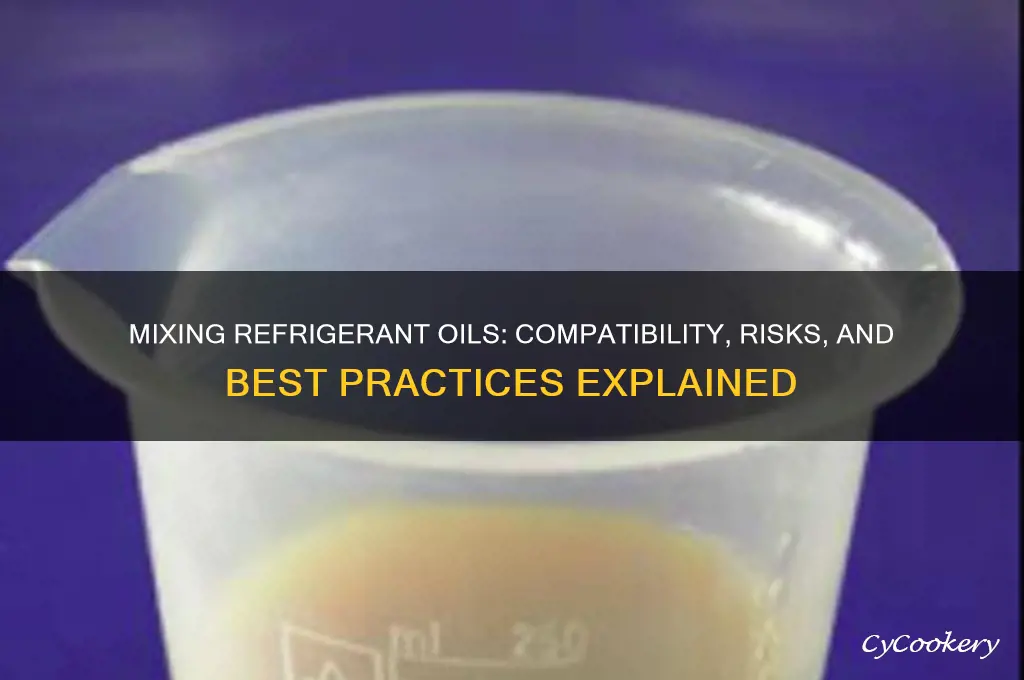 Mixing Refrigerant Oils: Compatibility, Risks, And Best Practices ...