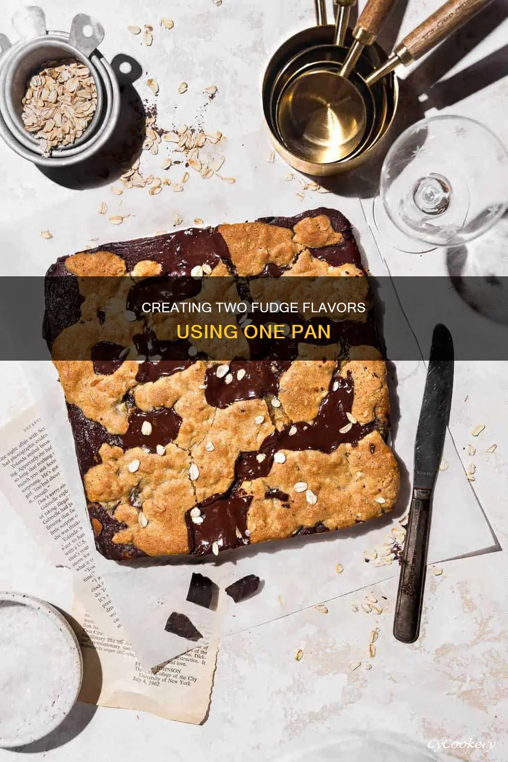 Creating Two Fudge Flavors Using One Pan | CyCookery
