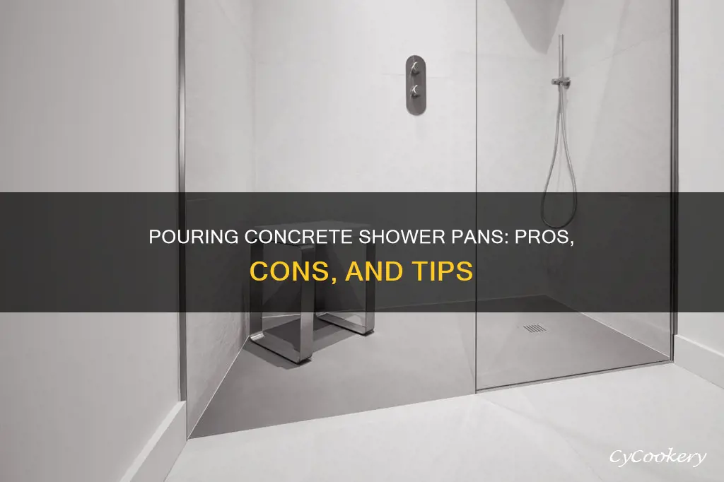 Pouring Concrete Shower Pans: Pros, Cons, And Tips | CyCookery