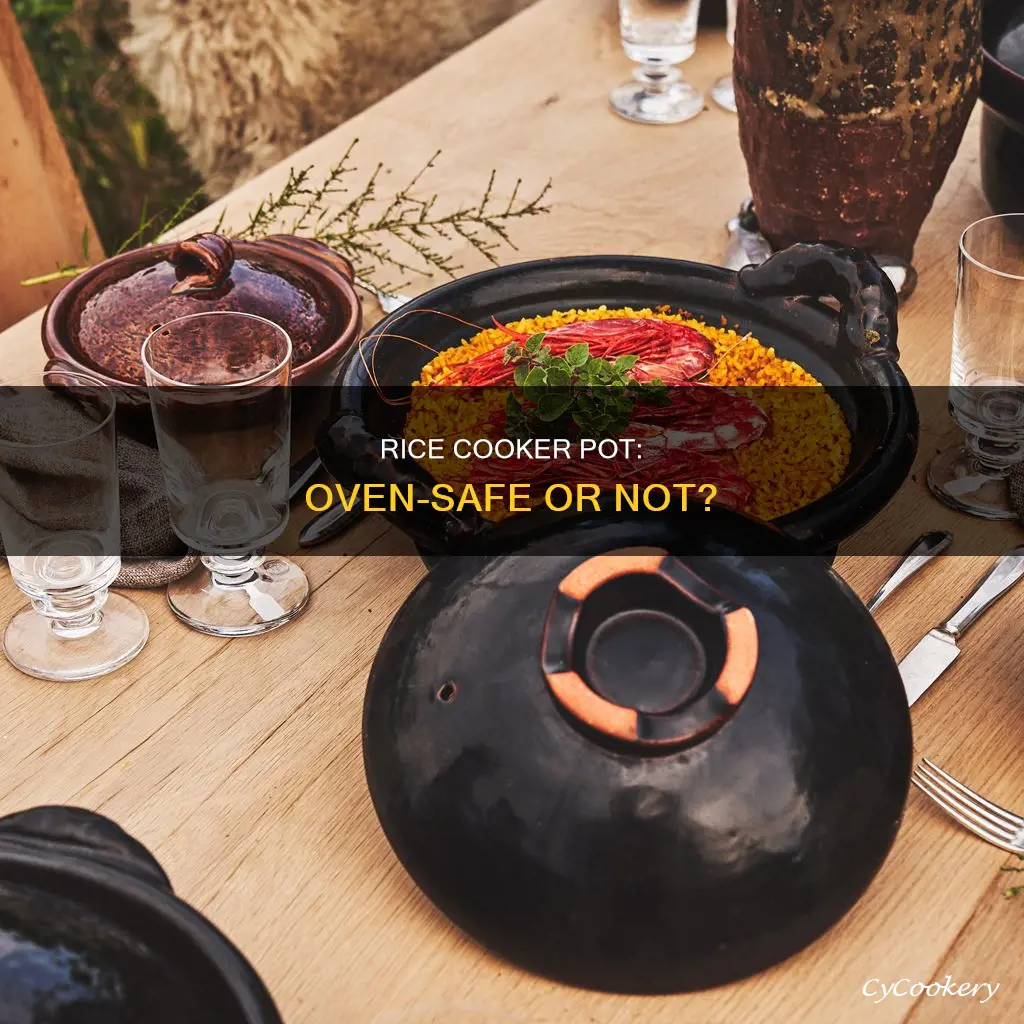 Rice Cooker Pot: Oven-Safe Or Not? | CyCookery