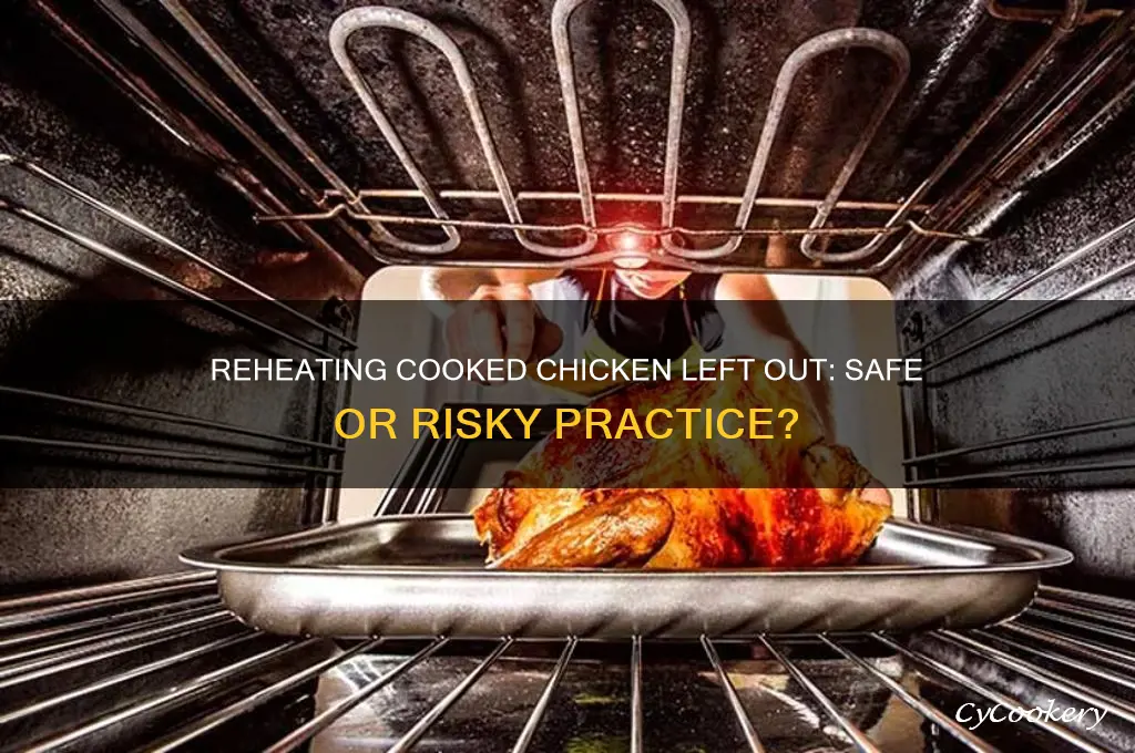 Reheating Cooked Chicken Left Out: Safe Or Risky Practice? | CyCookery