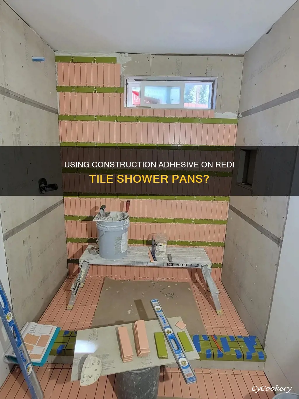 Using Construction Adhesive On Redi Tile Shower Pans? | CyCookery