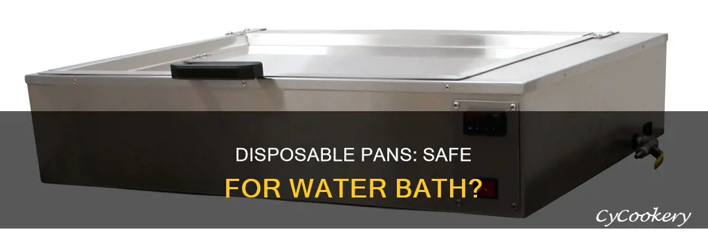 Disposable Pans: Safe For Water Bath? | CyCookery