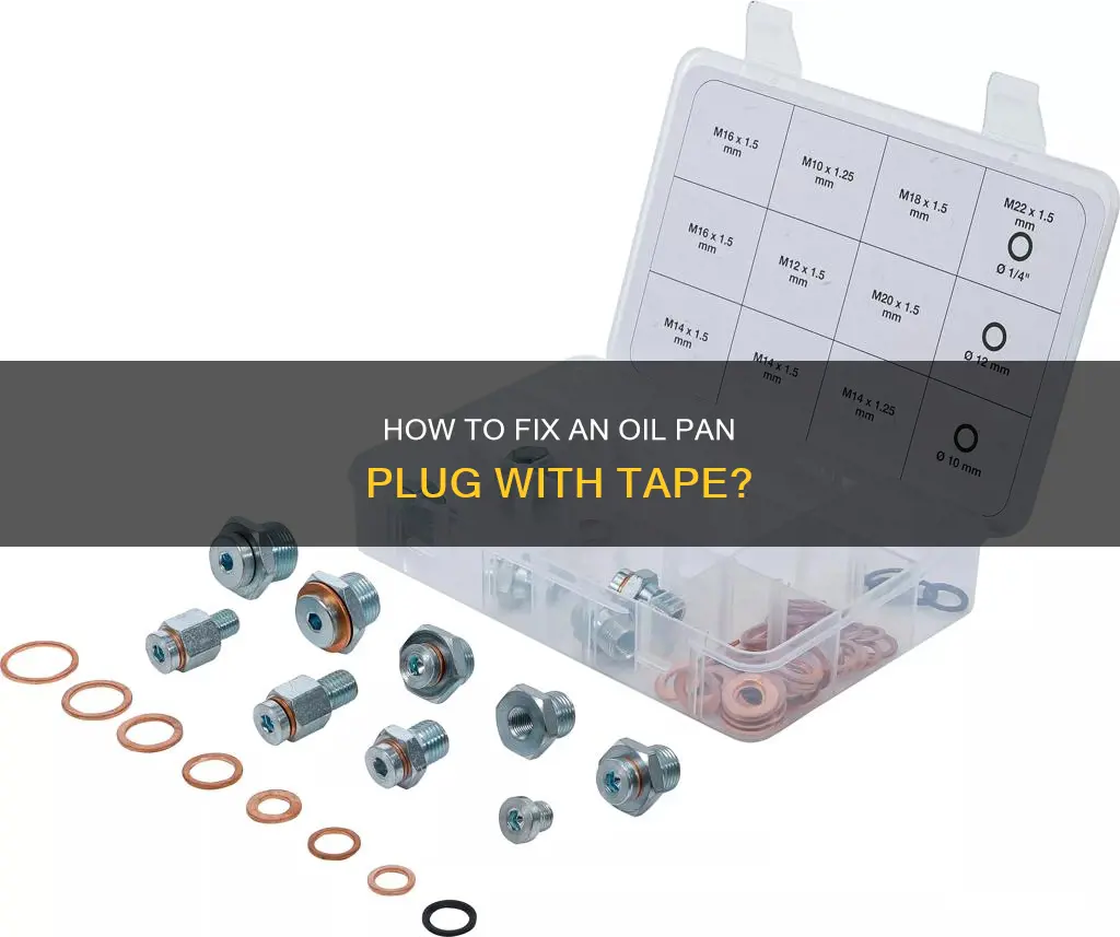 How To Fix An Oil Pan Plug With Tape? | CyCookery