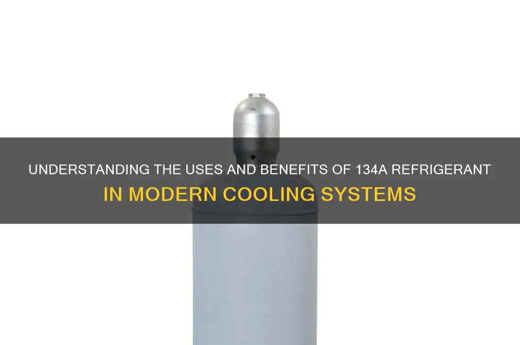 Understanding The Uses And Benefits Of 134A Refrigerant In Modern ...