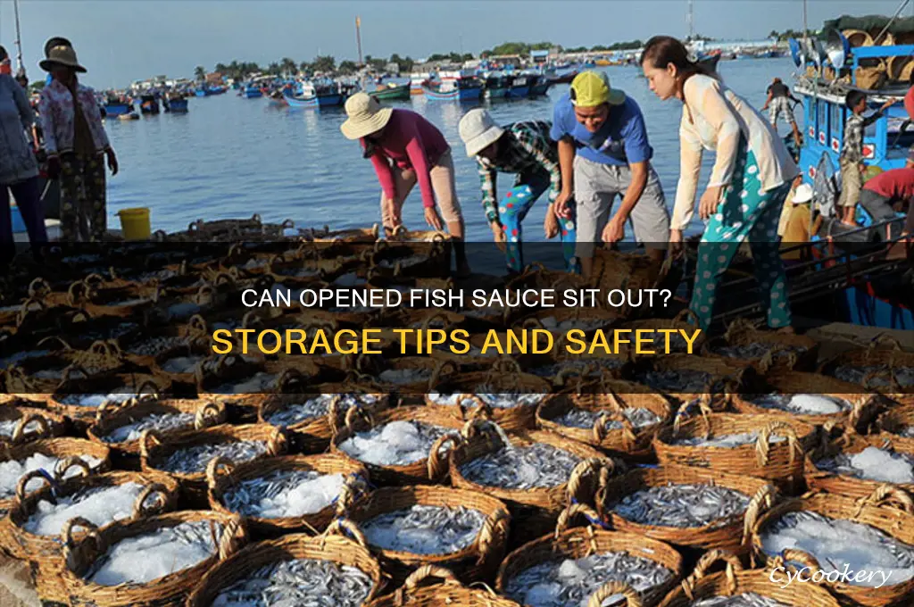 Can Opened Fish Sauce Sit Out? Storage Tips And Safety | CyCookery