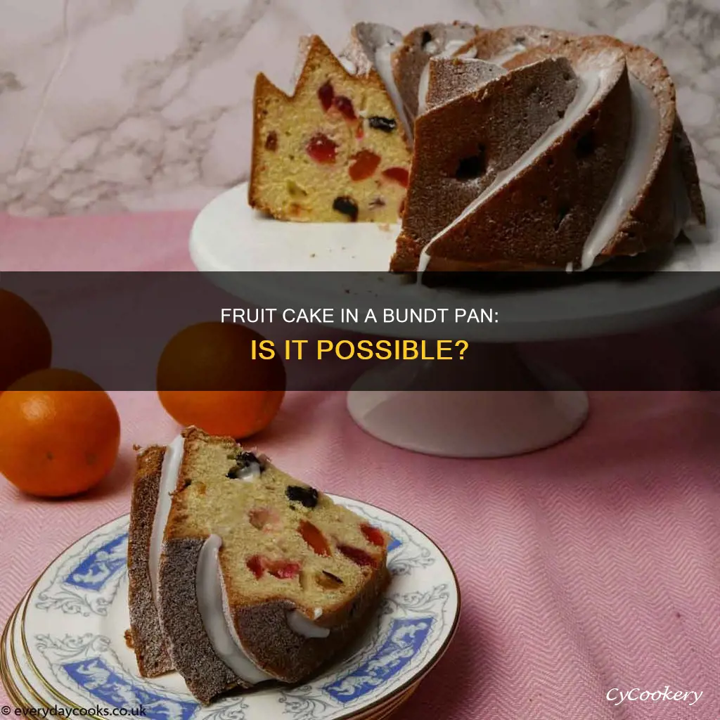Fruit Cake In A Bundt Pan: Is It Possible? | CyCookery