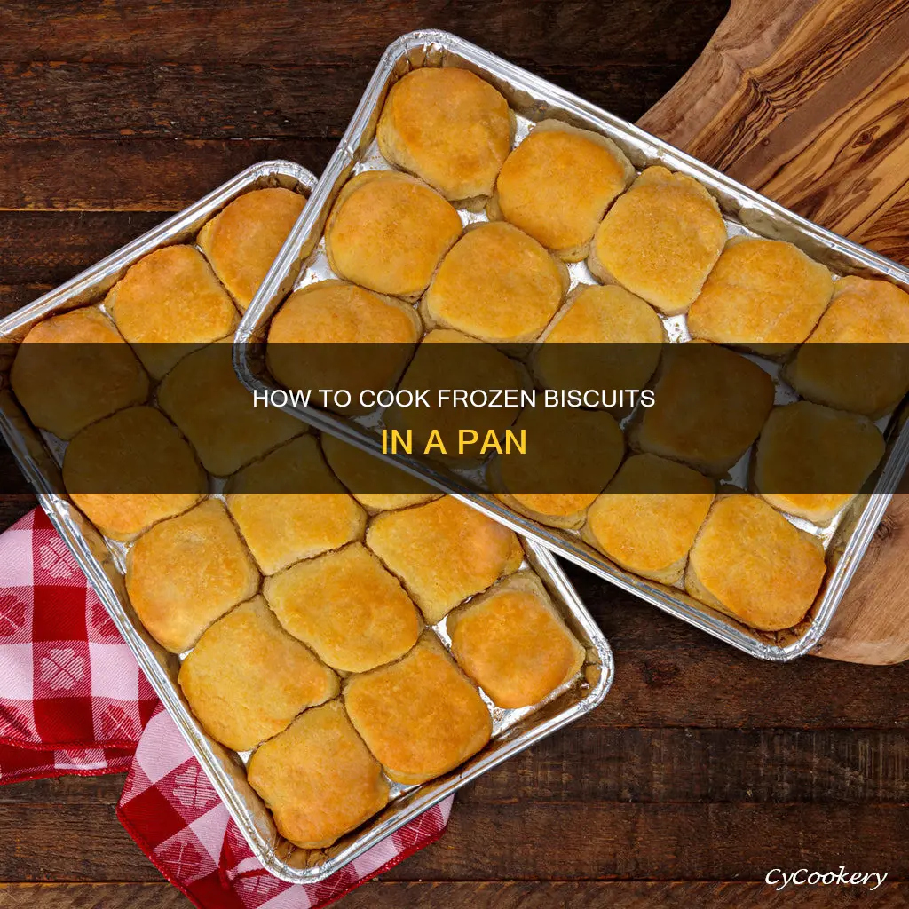 How To Cook Frozen Biscuits In A Pan | CyCookery