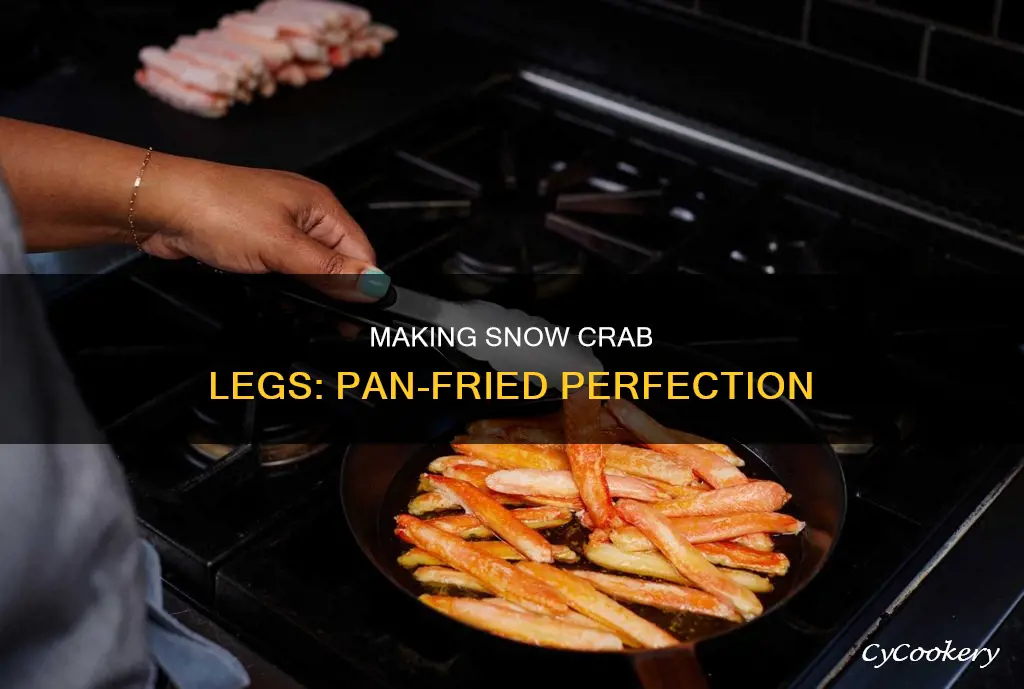 Making Snow Crab Legs: Pan-Fried Perfection | CyCookery