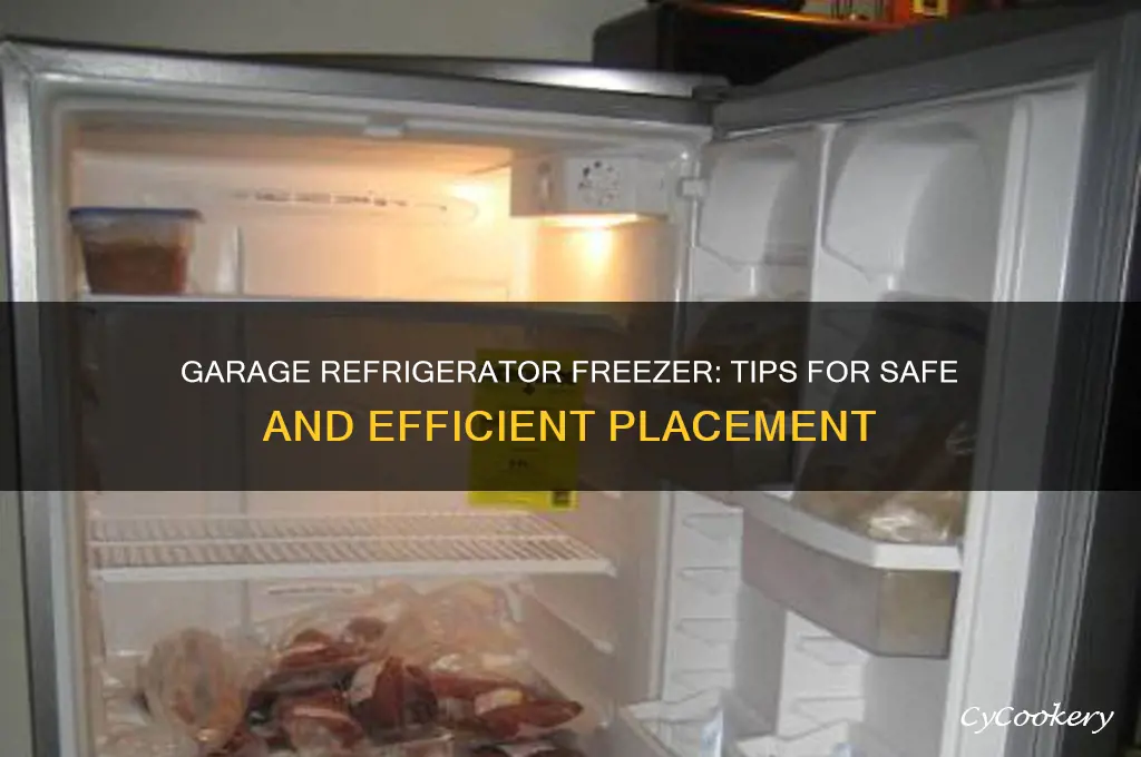 Garage Refrigerator Freezer: Tips For Safe And Efficient Placement ...