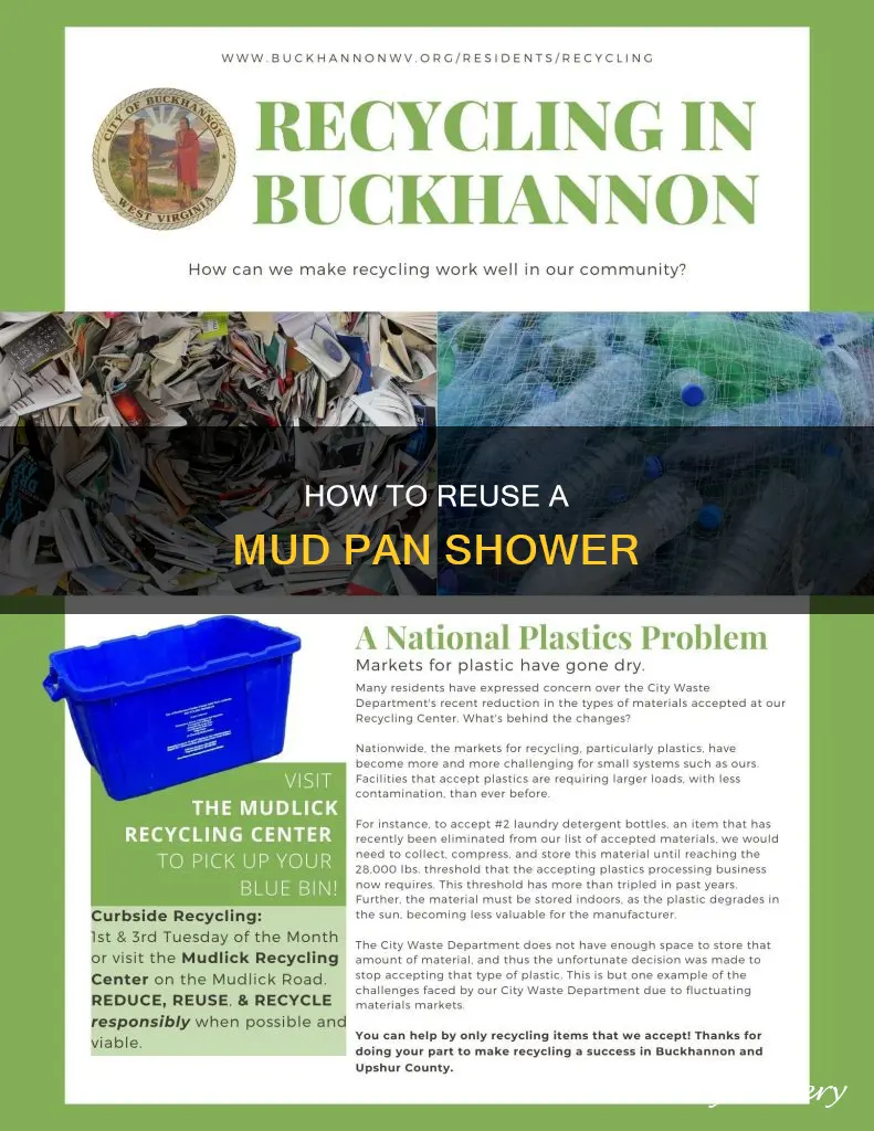How To Reuse A Mud Pan Shower | CyCookery