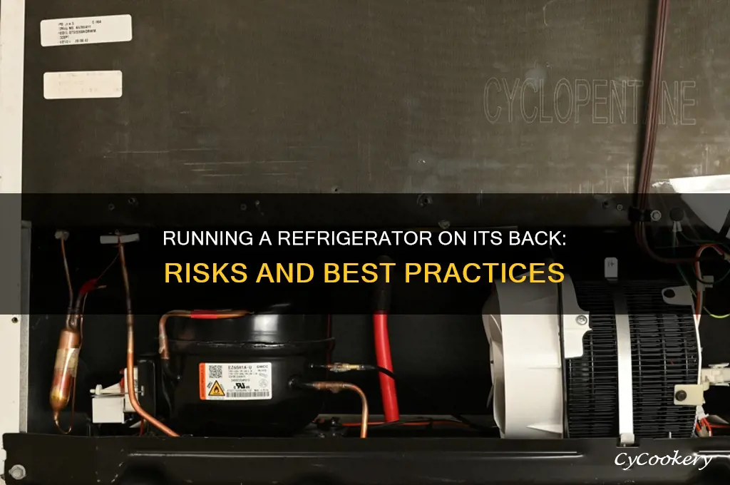 Running A Refrigerator On Its Back: Risks And Best Practices | CyCookery
