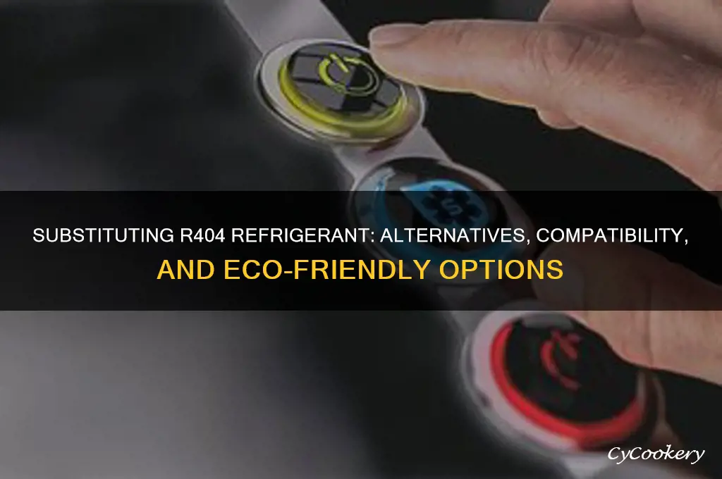 Substituting R404 Refrigerant: Alternatives, Compatibility, And Eco ...
