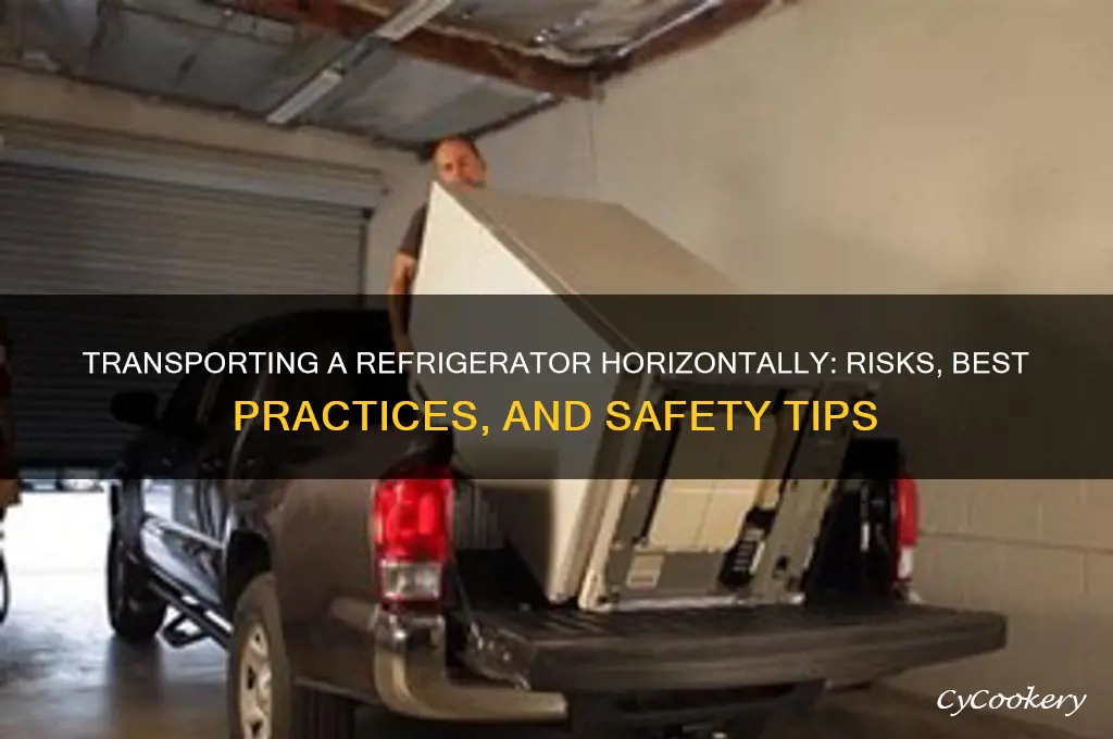 Transporting A Refrigerator Horizontally: Risks, Best Practices, And ...