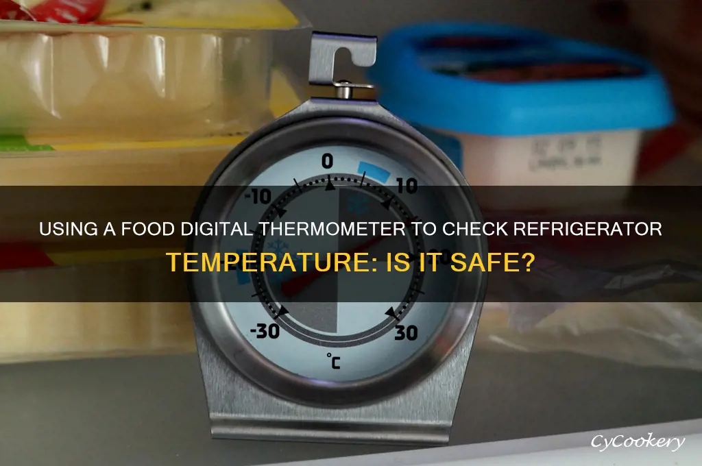 Using A Food Digital Thermometer To Check Refrigerator Temperature: Is ...