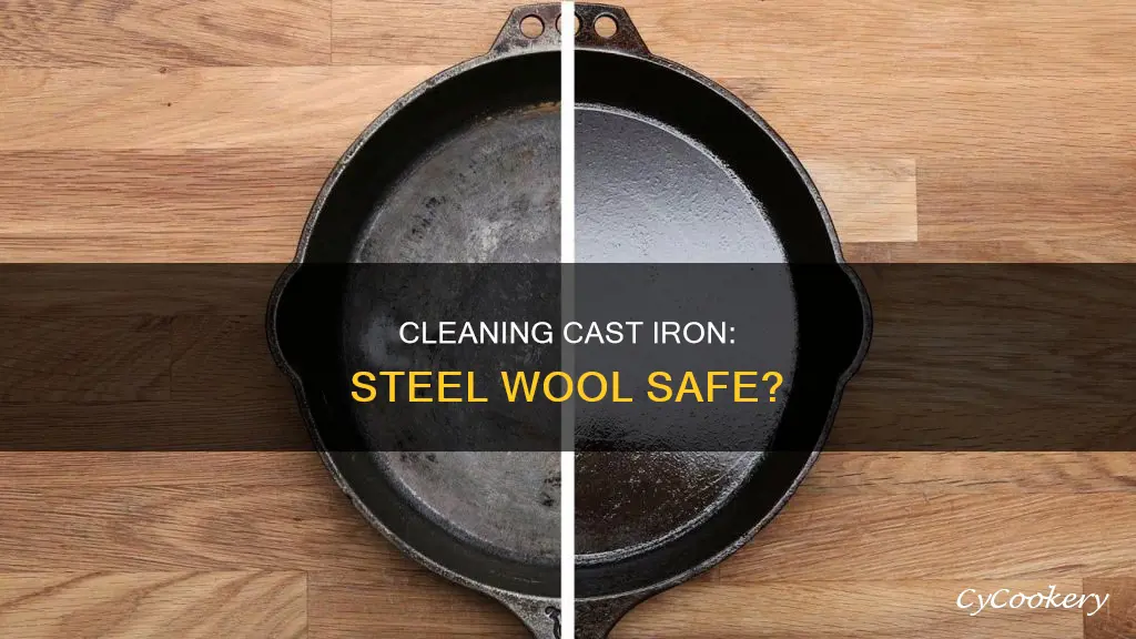 Cleaning Cast Iron: Steel Wool Safe? | CyCookery