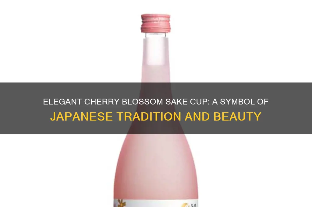 Elegant Cherry Blossom Sake Cup: A Symbol Of Japanese Tradition And ...