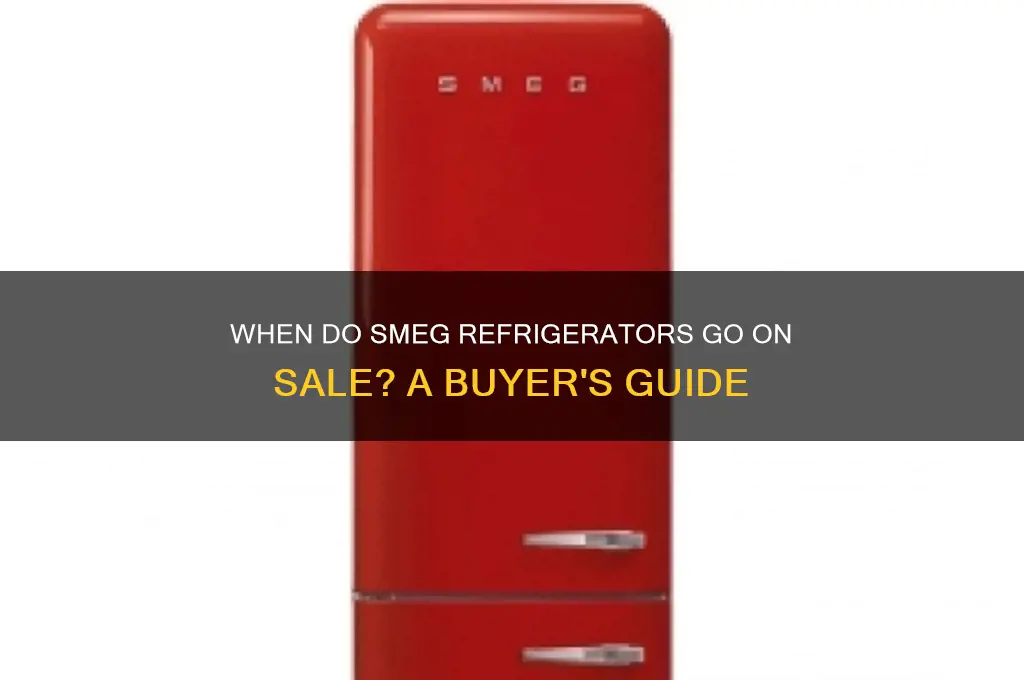 When Do Smeg Refrigerators Go On Sale? A Buyer's Guide | CyCookery