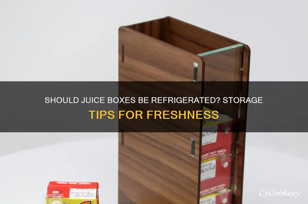 Should Juice Boxes Be Refrigerated? Storage Tips For Freshness | CyCookery