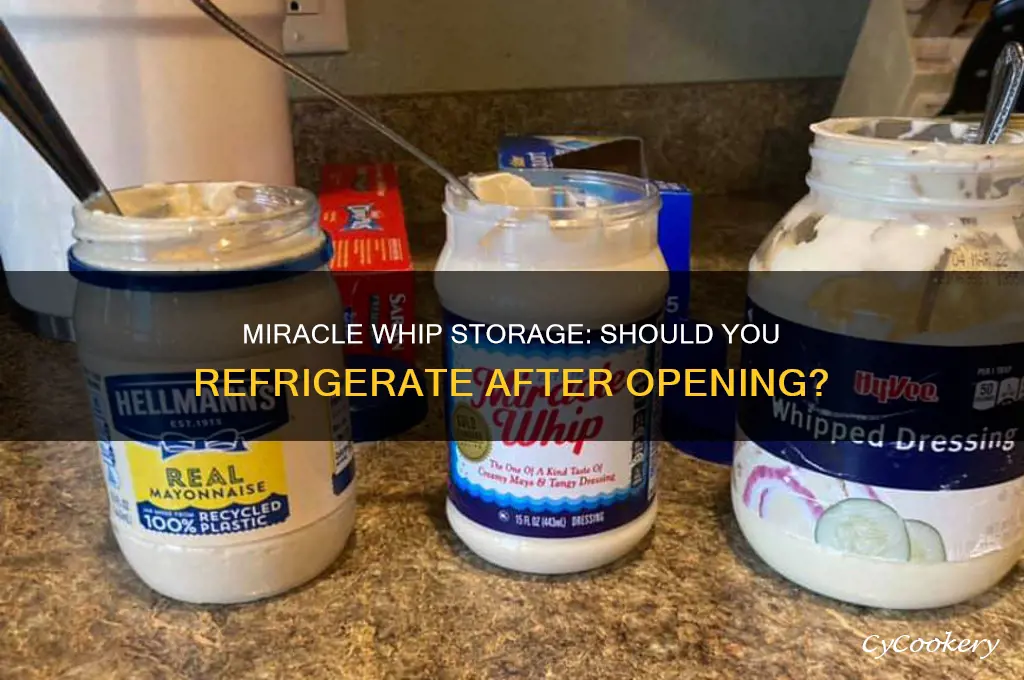 Miracle Whip Storage: Should You Refrigerate After Opening? | CyCookery