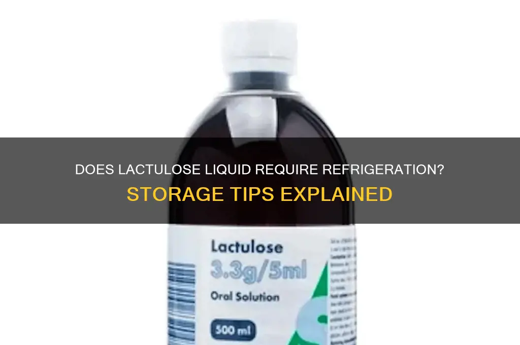 Does Lactulose Liquid Require Refrigeration? Storage Tips Explained ...