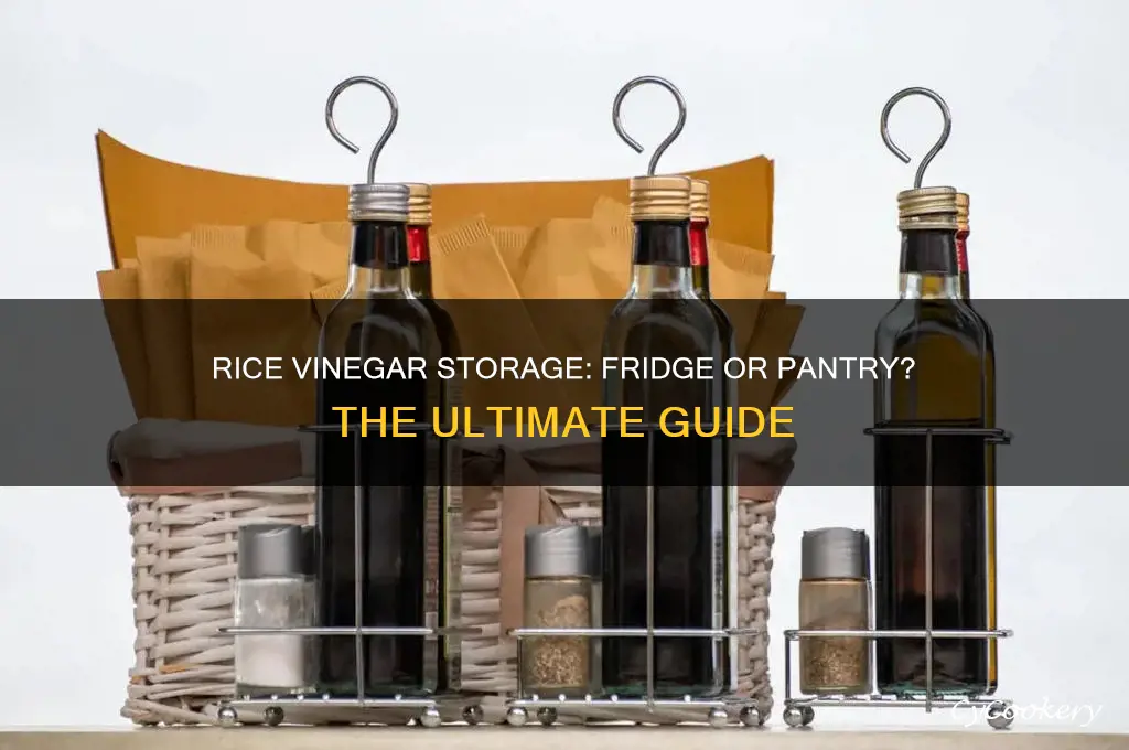 Rice Vinegar Storage: Fridge Or Pantry? The Ultimate Guide | CyCookery