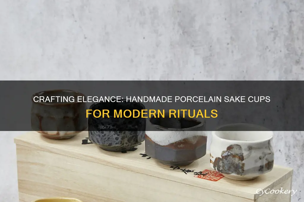 Crafting Elegance: Handmade Porcelain Sake Cups For Modern Rituals ...