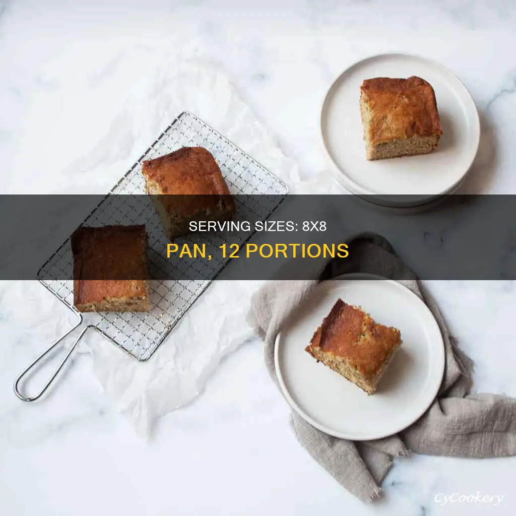 Serving Sizes: 8X8 Pan, 12 Portions | CyCookery