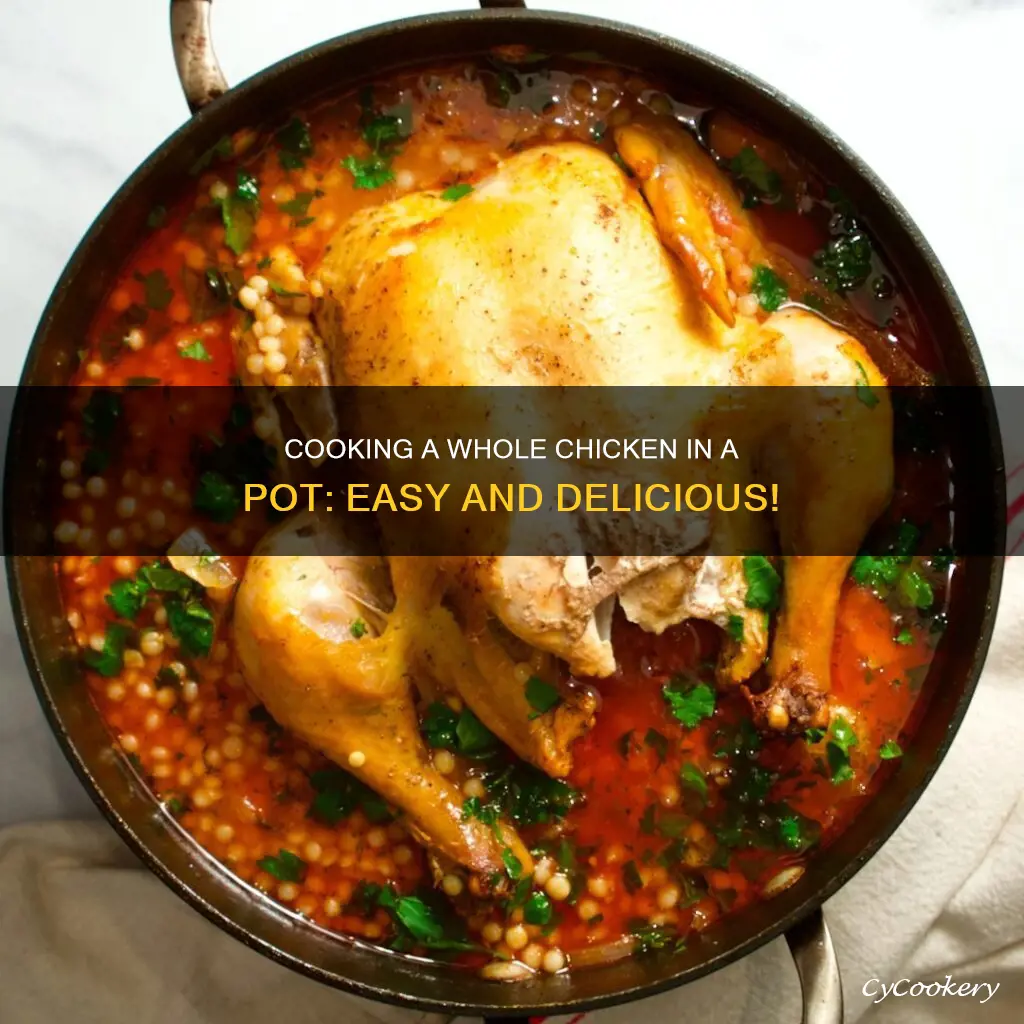 Cooking A Whole Chicken In A Pot: Easy And Delicious! | CyCookery