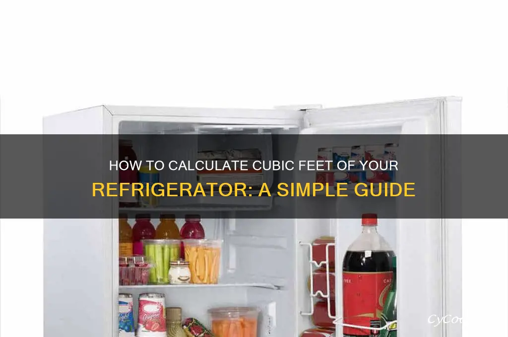 How To Calculate Cubic Feet Of Your Refrigerator: A Simple Guide ...