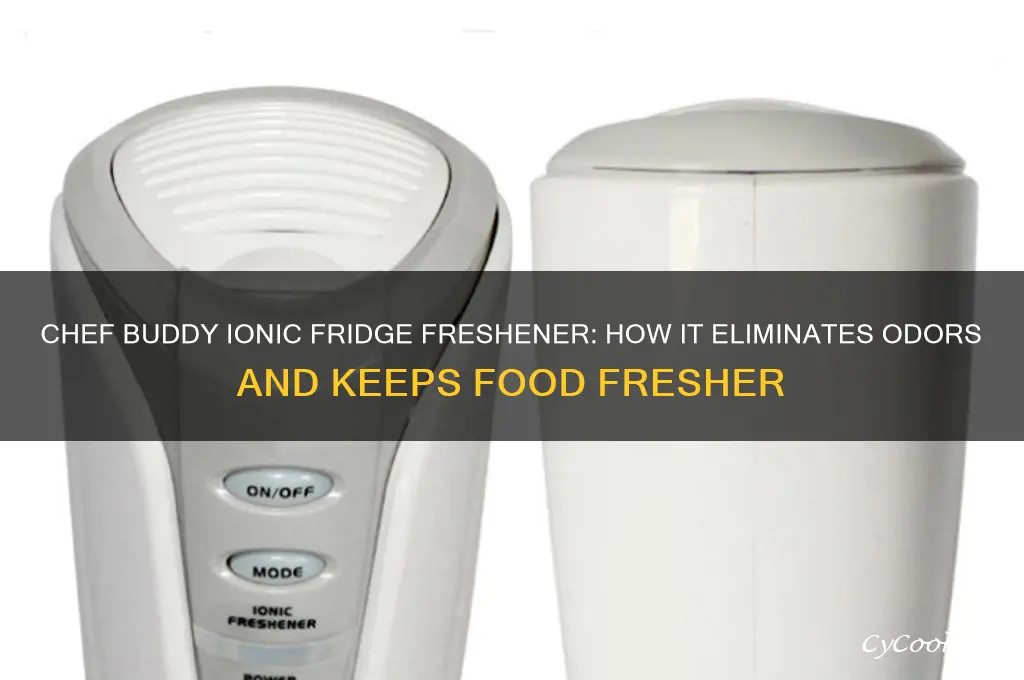 Chef Buddy Ionic Fridge Freshener: How It Eliminates Odors And Keeps ...