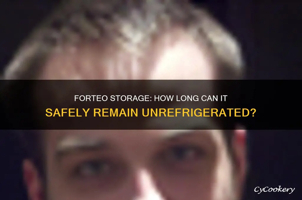 Forteo Storage: How Long Can It Safely Remain Unrefrigerated? | CyCookery
