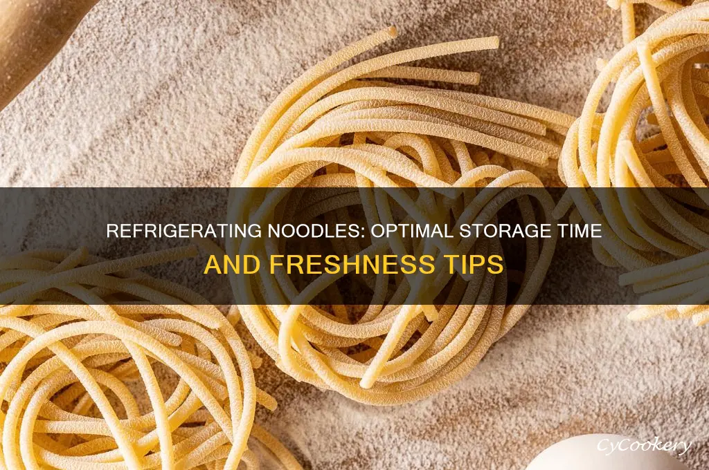 Refrigerating Noodles: Optimal Storage Time And Freshness Tips | CyCookery