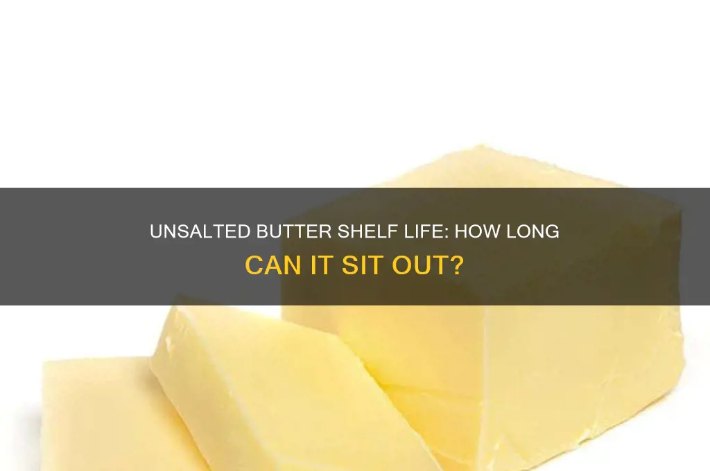 Unsalted Butter Shelf Life: How Long Can It Sit Out? | CyCookery