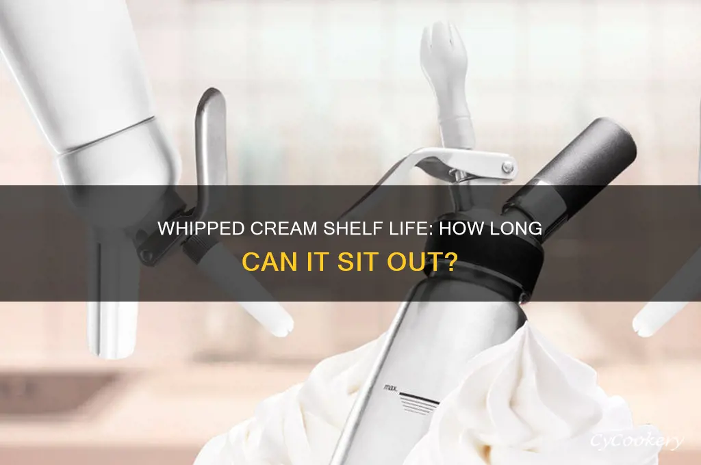 Whipped Cream Shelf Life: How Long Can It Sit Out? | CyCookery