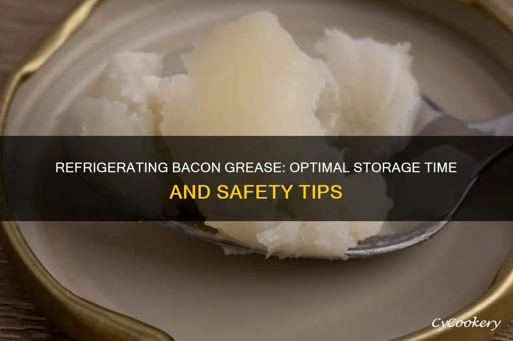 Refrigerating Bacon Grease: Optimal Storage Time And Safety Tips ...