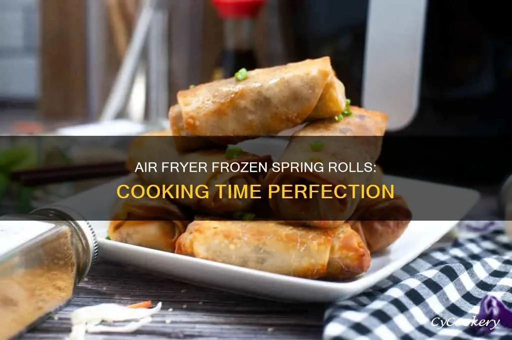 Air Fryer Frozen Spring Rolls: Cooking Time Perfection | CyCookery