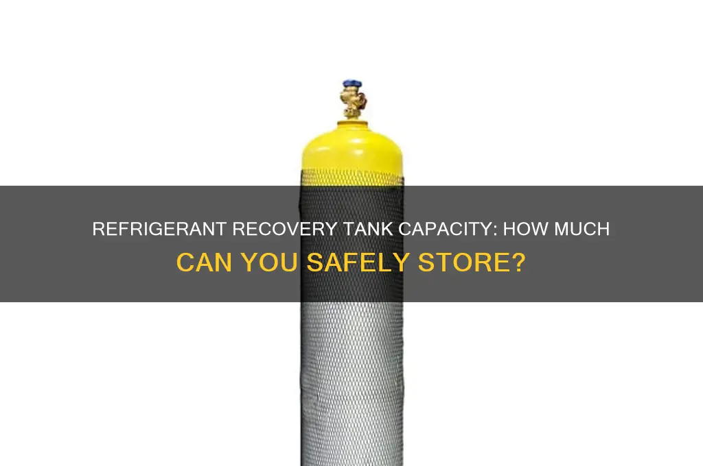 Refrigerant Recovery Tank Capacity: How Much Can You Safely Store ...