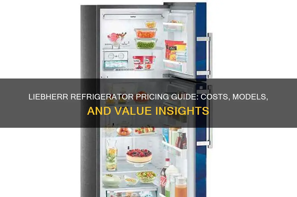 Liebherr Refrigerator Pricing Guide: Costs, Models, And Value Insights ...