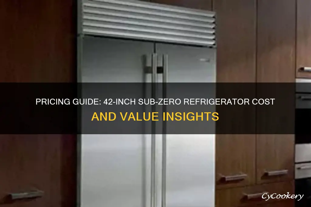 Pricing Guide: 42-Inch Sub-Zero Refrigerator Cost And Value Insights ...