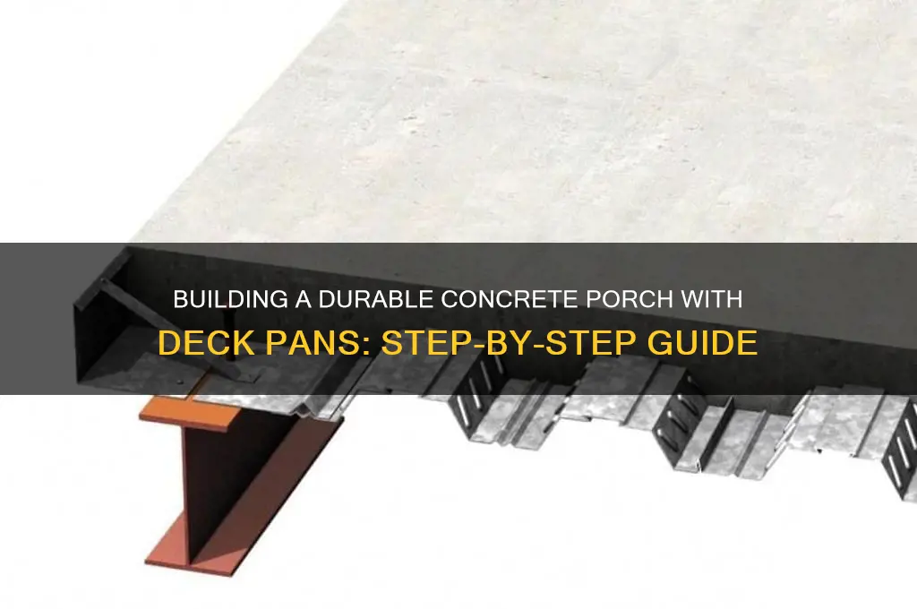Building A Durable Concrete Porch With Deck Pans: Step-By-Step Guide ...