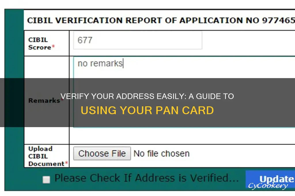 Verify Your Address Easily: A Guide To Using Your Pan Card | CyCookery