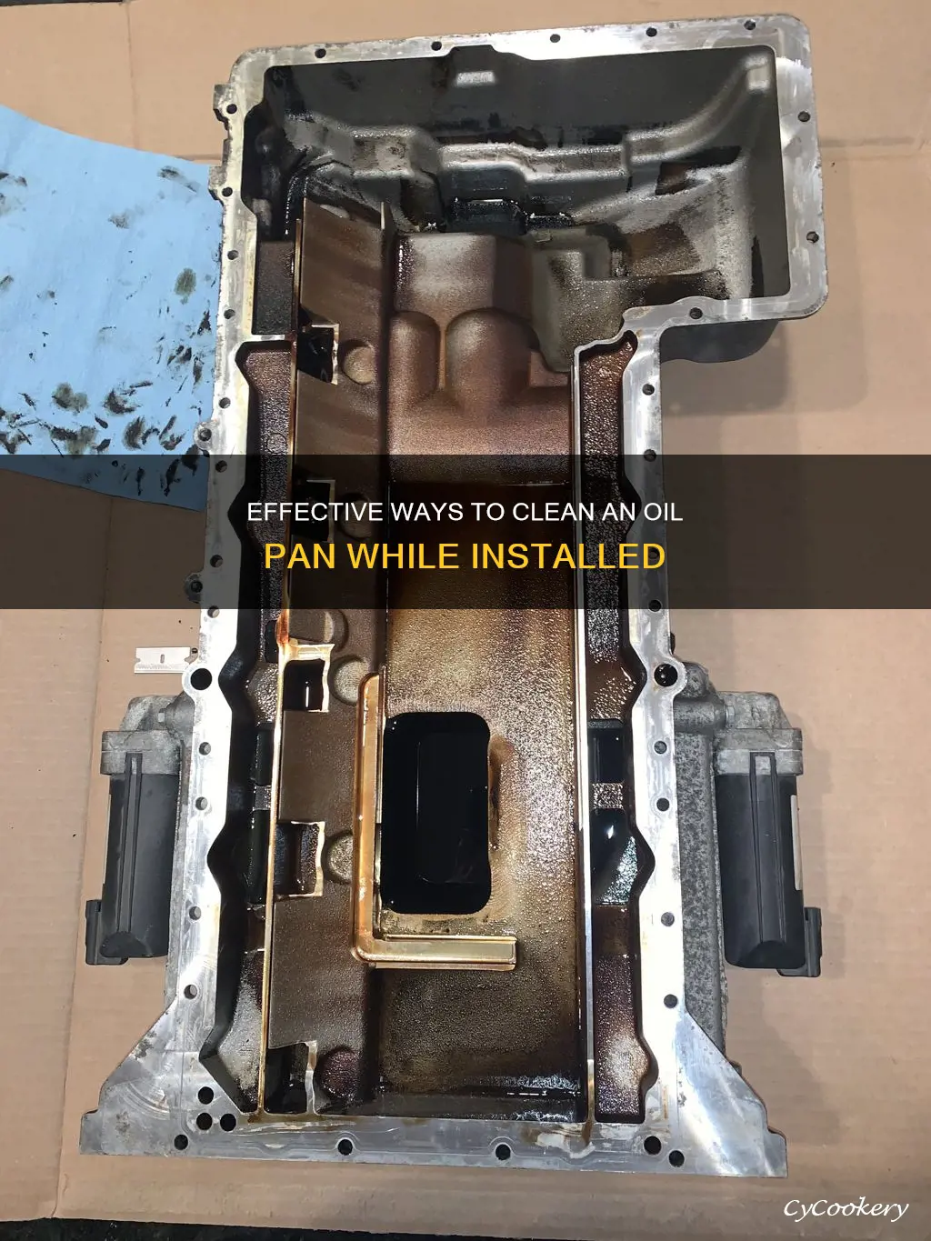 Effective Ways To Clean An Oil Pan While Installed | CyCookery