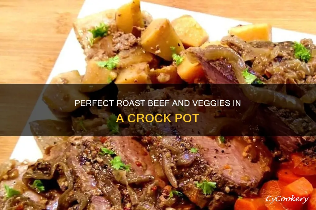 Perfect Roast Beef And Veggies In A Crock Pot | CyCookery