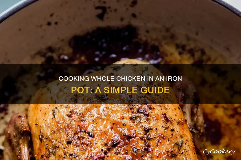 Cooking Whole Chicken In An Iron Pot: A Simple Guide | CyCookery