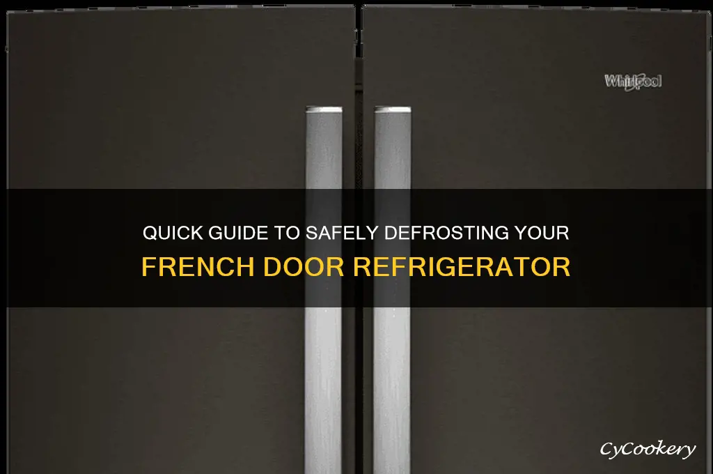 Quick Guide To Safely Defrosting Your French Door Refrigerator | CyCookery