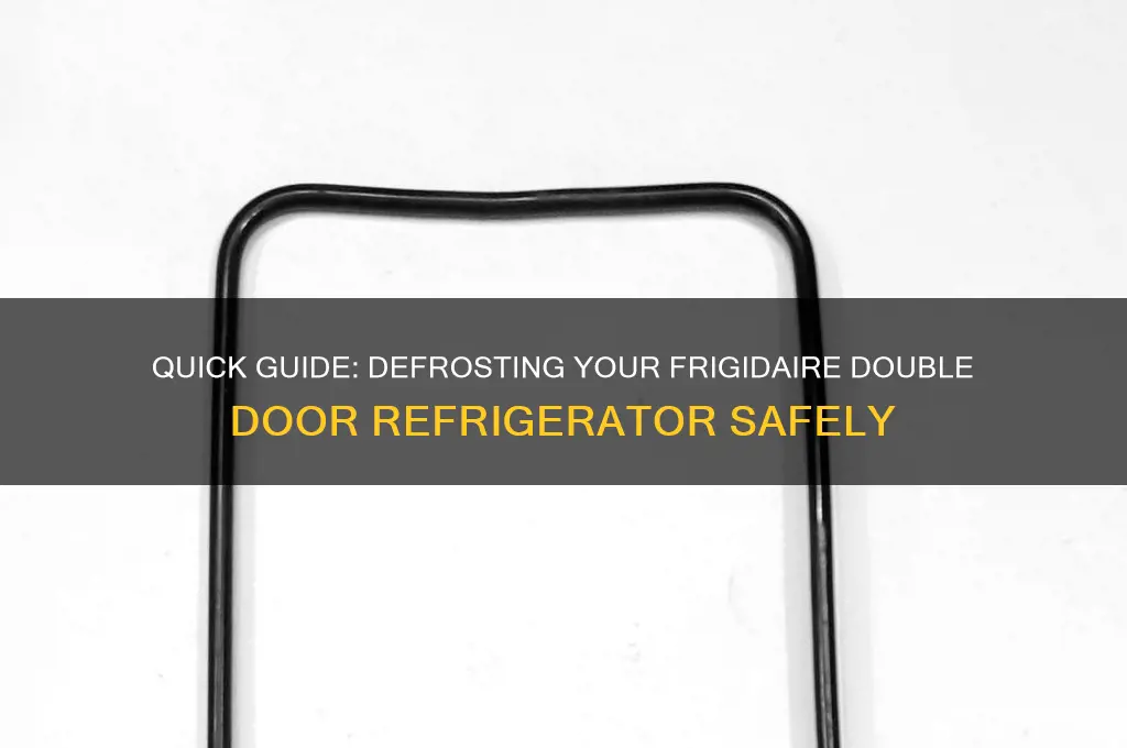 Quick Guide: Defrosting Your Frigidaire Double Door Refrigerator Safely ...